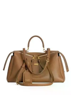 Dolce & Gabbana Calf Leather/pvc Top Handle Bag - Brown