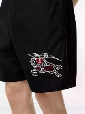 Burberry Knight Heart Cotton Poplin Shorts