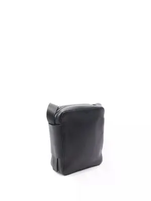Valentino Garavani Vlogo Leather Messenger Bag