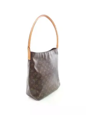 LOUIS VUITTON 2002 Gm Looping Monogram Shoulder Bag - Brown