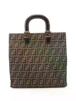 Fendi 2010s Zucca Tote Bag - Brown