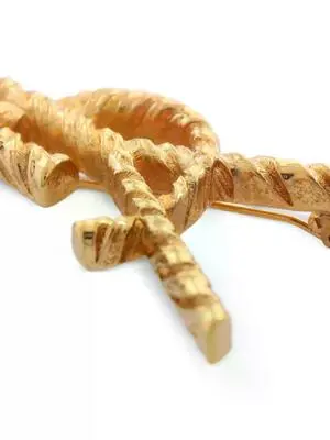 Saint Laurent Opyum Twisted Brooch