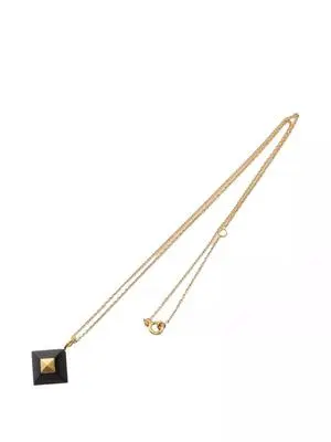 Hermès Tone Medor Cupid Diamond Pendant Necklace - Gold