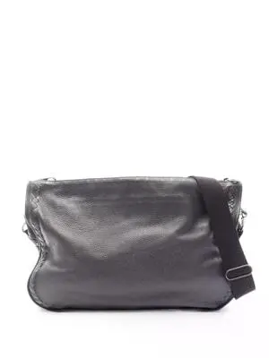 Bottega Veneta 2000s Intrecciato Shoulder Bag - Black