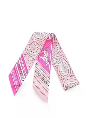 Hermès 2010s Cheval De Coeur Scarf - Pink