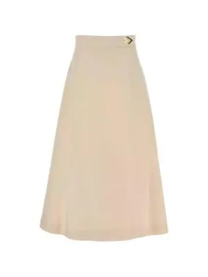 Valentino Garavani Flared Skirt - Neutrals