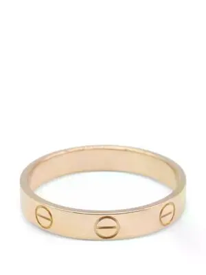 Cartier 18kt Rose Gold Love Ring - Pink