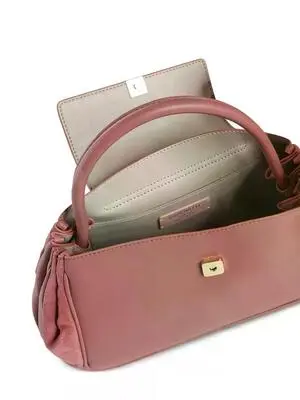 COCCINELLE Suede-panelled Leather Tote Bag