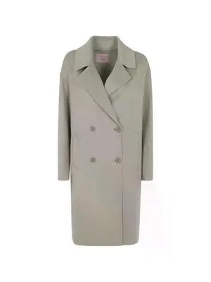 TWINSET Double-breasted Notched-lapels Coat - Green