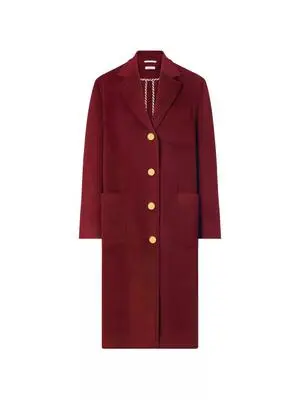 Thom Browne Bell-sleeve Cashmere Coat - Red