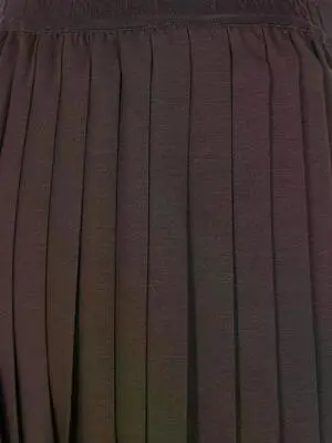 TWINSET Pleated Crêpe De Chine Short Skirt