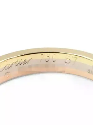 Cartier Vendome Ring In 18k Tricolor