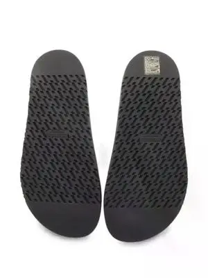 Hermès Leather Cut-out Touch-strap Sandals