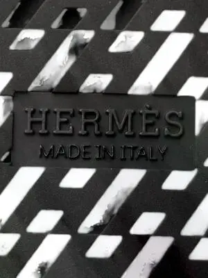 Hermès Leather Cut-out Touch-strap Sandals