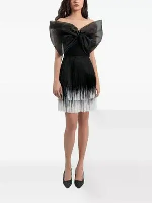 GEMY MAALOUF Tiered Tassel Skirt