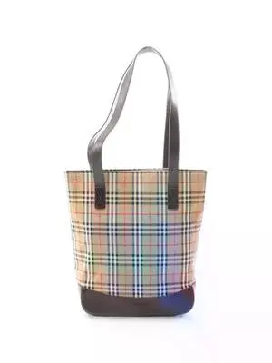 Burberry 2010s Nova Check Tote Bag