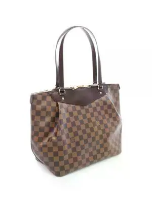 LOUIS VUITTON Damier Ebene Westminster Gm Shoulder Bag - Brown