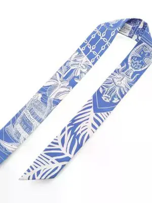 Hermès 2010s La Danse Des Amazones Scarf - Blue
