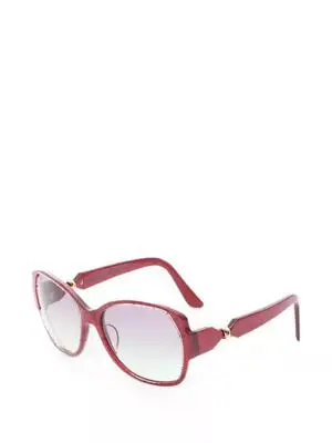 Cartier Glitter Butterfly Frame Sunglasses