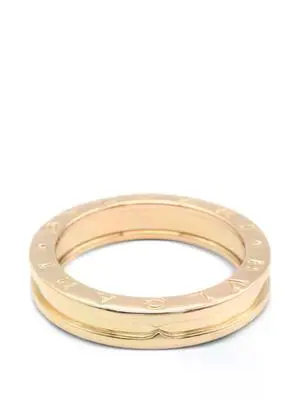 BVLGARI 18k Rose Gold B.zero1 Band Ring - Pink