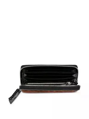 GIANNI CHIARINI Leopard-print Zip-around Wallet