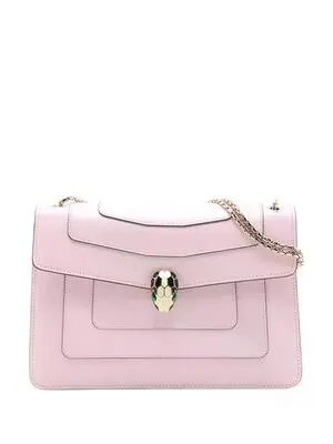 BVLGARI Calfskin Serpenti Forever Shoulder Bag