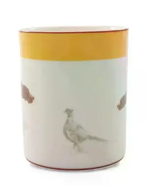 Hermès 2010s Chasse German Pointer Mug