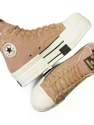 CONVERSE X Drkshdw Double Stacked Chuck 70 Overdyed Canvas High-top Sneakers
