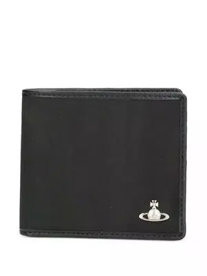 VIVIENNE WESTWOOD Orb-plaque Billfold Wallet - Black