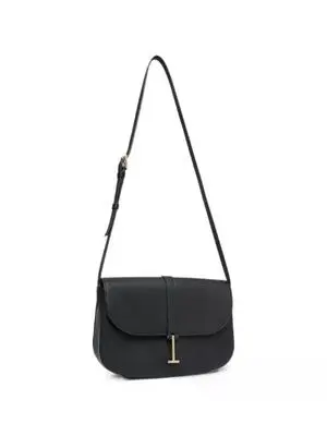 TOM FORD Kara T-logo Grained Leather Crossbody Bag