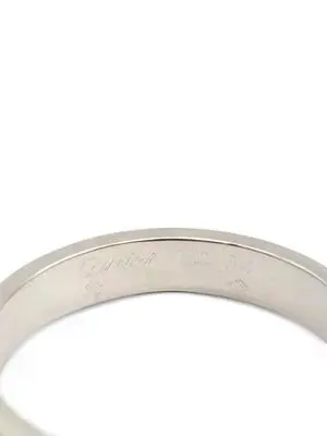 Cartier 18k White Gold Mini Love Ring - Silver