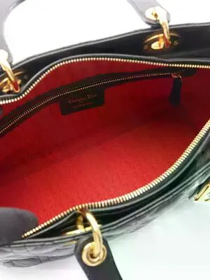 Dior Lady Canage Tote Bag - Black