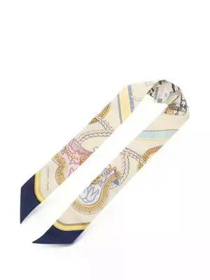 Hermès 2020s Grand Apparat Twilly Scarf