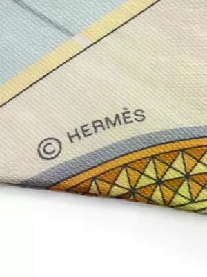 Hermès 2020s Grand Apparat Twilly Scarf