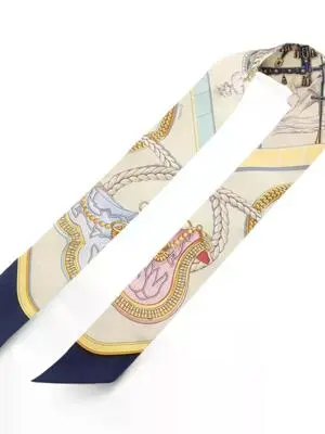 Hermès 2020s Grand Apparat Twilly Scarf