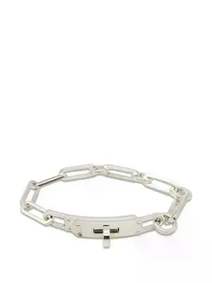 Hermès Tone Kelly Chaine Bracelet - Silver