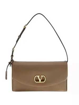 Valentino Garavani Vlogo Signature Shoulder Bag - Brown