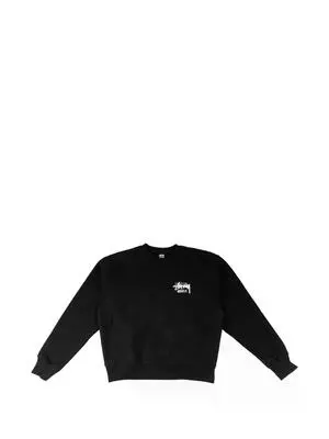 StÜssy Osaka Logo Crew Neck Sweater - Black