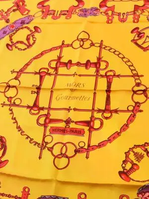 Hermès 2010s Mors Et Gourmettes Scarf