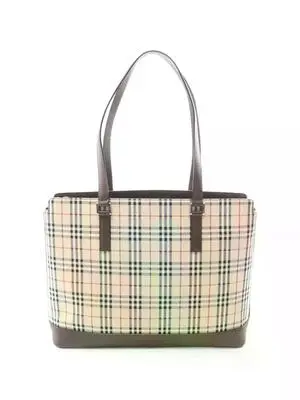 Burberry 2010s Nova Check Tote Bag - Neutrals