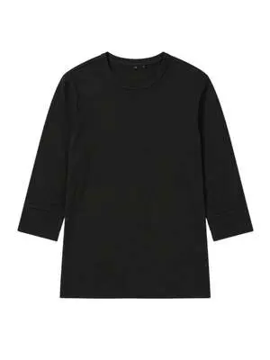 THOM KROM Long-sleeve Crewneck T-shirt - Black
