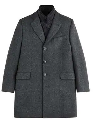 FAY FAY Wool-Blend Tailored Overcoat