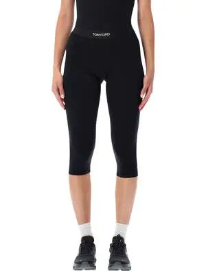TOM FORD Stretch Modal Trousers - Nero