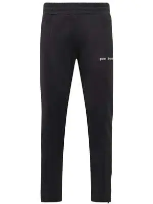Palm Angels Palm Logo Tailored Trousers - Black