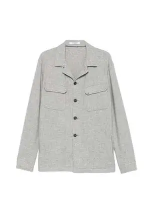 Tagliatore Wool & Nylon Lined Jacket - Grey
