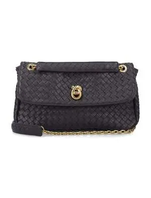 Bottega Veneta Woven Lambskin Shoulder Bag