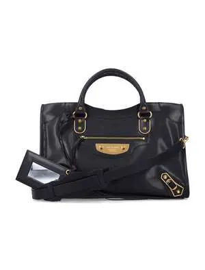 Balenciaga Medium Le City Uptown Handbag - Nero