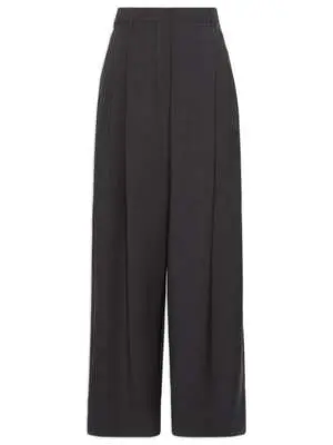 Max Mara Sculpted Wool Trousers - Grigio