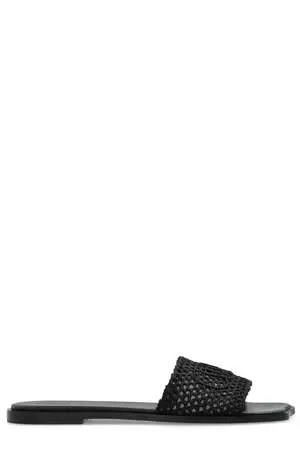 Chloé Floral Accented 12l Sandals - Black