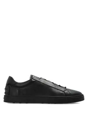 TOD`S Tod's Sleek Leather Sneakers - Black